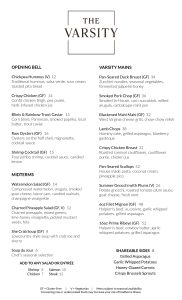 The Varsity Bar & Grill - The Schoolhouse Hotel